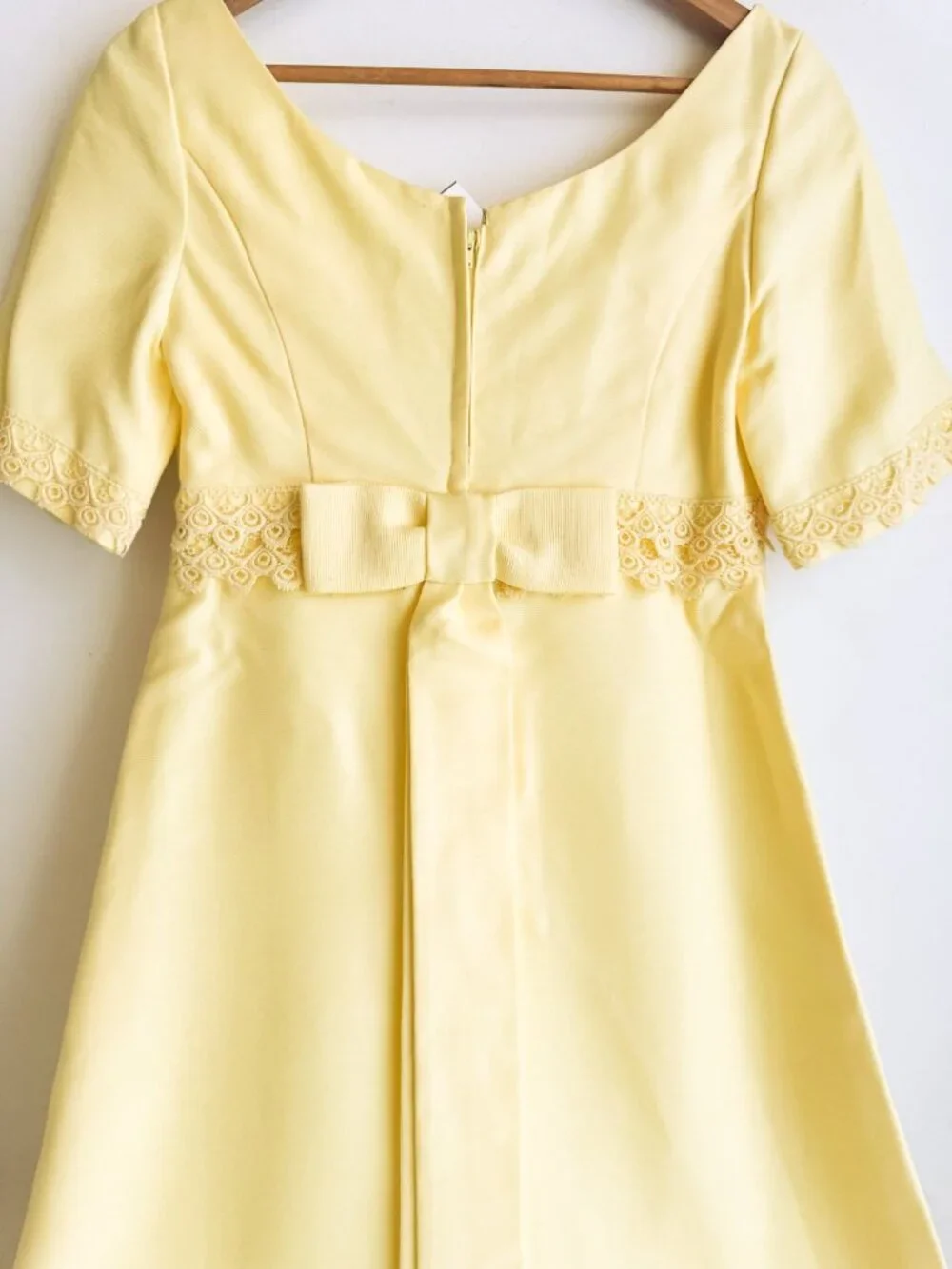 Handmade | Dresses | Vintage 5s 60s Handmade Buttery Yellow Empire ...